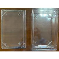 China 218×140mm Clear PP  Disposable Food Packaging Square Sushi Paper Box Lid Bulk Cover for sale