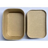 China 750ml Leak-Proof Kraft Disposable Food Packaging Square Takeout Meal Box, Bulk Price for sale
