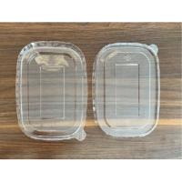 China 650ml/750ml Fit Clear PP Disposable Food Packaging Square Meal Box Lid, Low Cost for sale