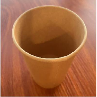 China 12oz Kraft Wood Pulp  Disposable Food Packaging Large Coffee/Tea Paper Cup, Bulk MOQ for sale