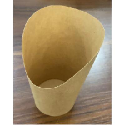 China Small Kraft Food Cup Disposable Food Packaging Fries/Nuggets Takeaway Paper Container, High 20GP for sale