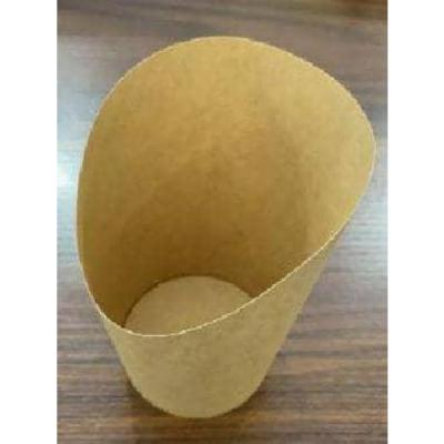 China Big Kraft Paper Cup Disposable Food Packaging Large Fries/Snacks Takeaway Container, Low FOB for sale