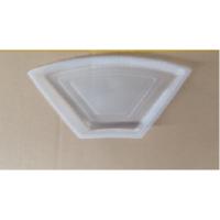 China PP 20 * 14 * 3.8cm Tray Disposable Food Packaging Fan-Shaped Sushi/Bento Inner Tray, Ultra-Low MOQ for sale