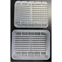 China PP Large 27 * 21 * 4.5 cm Disposable Food Packaging Rectangular Noodle/Meal Tray, Low MOQ for sale