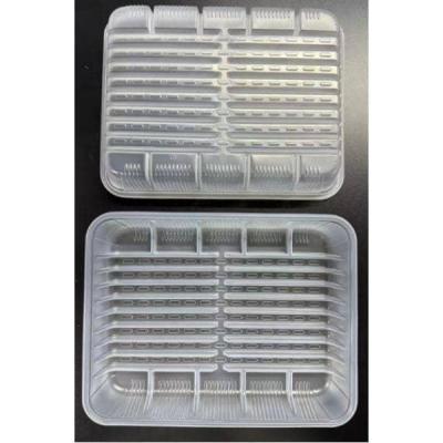 China PP Large 27 * 21 * 4.5 cm Disposable Food Packaging Rectangular Noodle/Meal Tray, Low MOQ for sale