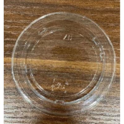 China PS High Clarity / Bio Disposable Food Packaging Universal Clear Dessert/Portion Cup Lid, Low MOQ for sale