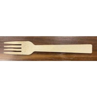 China Eco Bamboo/Compostable Disposable Catering Supplies RSTO Natural Wood Fork, Premium Cutlery for sale
