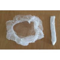 China Breathable Dustproof Non Woven Cap Kitchen Protective Gear Strip Hat for sale