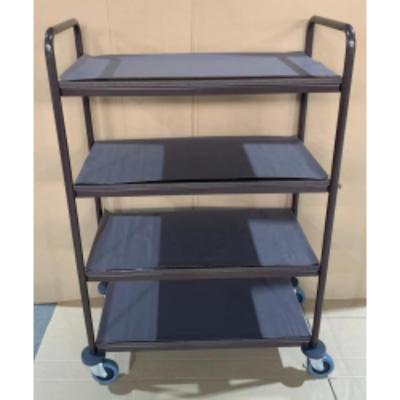 China 4-Tier Iron WAGON CART, Service Carts & Wagons 850x400x1298mm for sale
