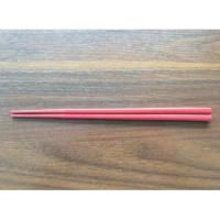 China Red Non-slip plastic chopsticks, Durable PP Plastic Tableware for sale