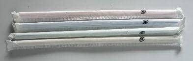 China Wrapped 6x210mm Striped Straw, Disposable Catering Supplies 4-Color for sale