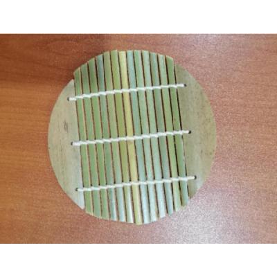China Round Wappa Mat, Bamboo Wood Steamers Liner for Sushi Lunch Box for sale