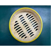 China 18cm Plastic Rim Steamer Base, Bamboo Wood Steamers Body for Dim Sum for sale