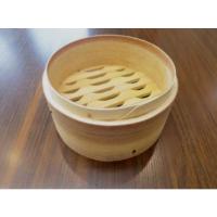 China 15cm Round Bamboo Wood Steamers Body, Eco-Friendly Dim Sum Steamer Base for sale