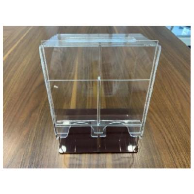 China Clear Acrylic Tea Bag Stand, Modern Tableware Accessories for Cafe & Hotel for sale