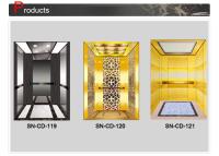 China Stainless Steel Frame Cabin With Acrylic Lighting Panel For Passenger Elevator Lift for sale