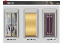 China Luxury Glass Steel Elevator Door Panel 2000mm 2100mm Opening Height for sale