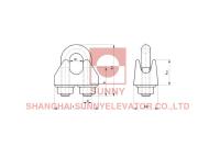 China Malleable Stainless Steel Galvanized Carbon Wire Rope Clip Installation Hardware Rigging for sale