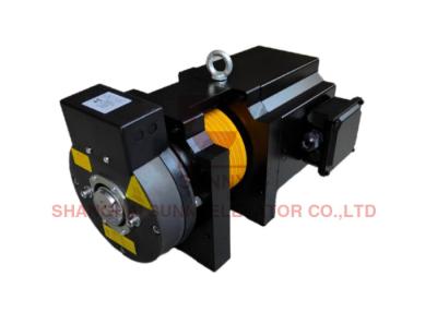 China DC110 Brake Operating Voltage Belt Gearless Elevator Machine For Passenger Lift Parts for sale