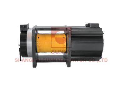 China 300mm Sheave Diam Gearless Lift Motor For Traction System for sale