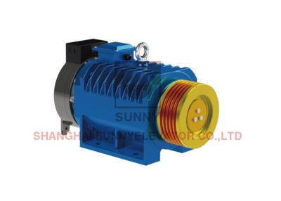 China Elevator Lift Component Gearless Traction Machine With 160mm / 180mm Sheave Diam for sale