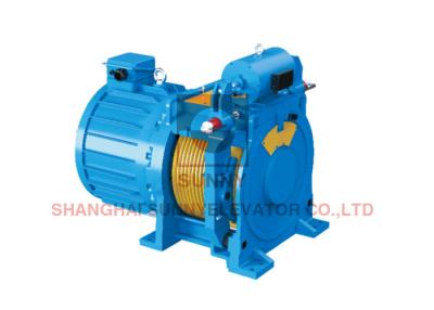 China 2:1/1:1 Traction Ratio Gearless Traction Machine With 3 Phase 400V Converter for sale