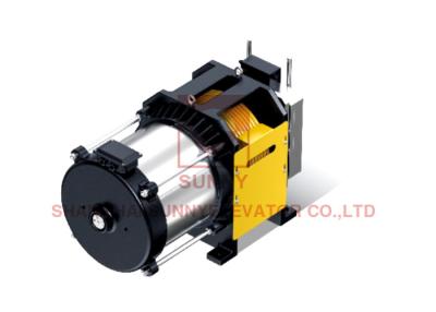 China Single Wrap Brake Current Lift Gearless Traction Machine 24 Poles DC110v Brake Vol S5-40% Working System for sale