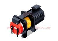China 450 - 1350kg Gearless Traction Machine With 2:1 Roping IP41 16 Poles And DC110v Brake Vol for sale