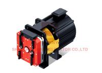 China F Class IP41 Gearless Traction Machine With 24 Poles DC110v Brake Vol 2x1.5A Brake Current for sale