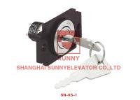 China Elevator door key locks / Push Button Reset Switch Electrical Lift Components for sale