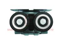 China Iron Elevator Spare Parts Roller Guide Shoe / Guide Rails Width 9mm / 10mm / 16mm for sale