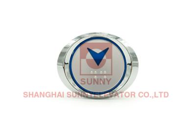 China Braille Elevator Push Button for Passenger Elevator / Transparent plastic characters for sale