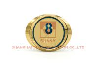China Cargo Elevator Push Button Cover With Braille / Size 35*43 Mm for sale