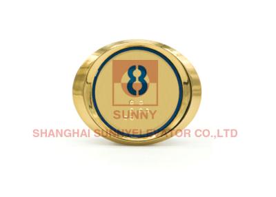 China Cargo Elevator Push Button Cover With Braille / Size 35*43 Mm for sale