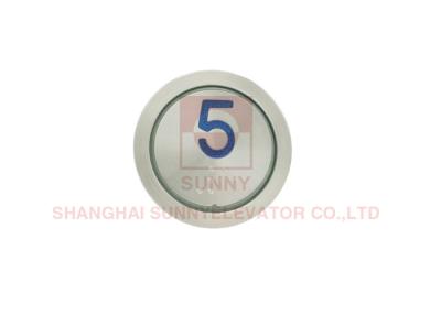 China Passenger Elevator Push Button Size 36mm Stainless Steel With Braille for sale