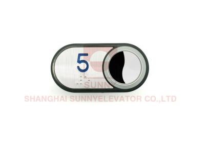 China Progressive Elevator Push Button Parts Mirror Stainless Steel Surface for sale