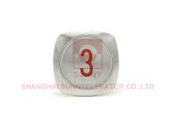 China DC12V DC24V Elevator Push Button 38mm Size For Control Board / Elevator Parts for sale