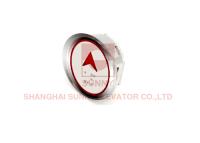 China Elevator Up Button with Stainless Steel Frame, DC 12-36V, and Bright LED Illumination for sale