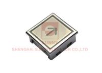 China Stainless Steel Elevator Call Button Transparent Plastic Characters for sale