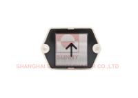 China Lift Maintenance Accessories Lift Push Button Transparent Plastic Characters for sale