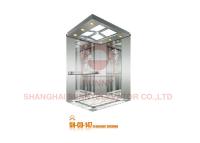 China Stainless Steel Home Passenger Elevator Cabin With Mirror Etching Design for sale