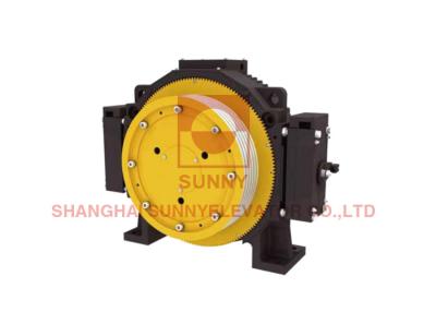China Φ400 Block Brake PM Gearless Traction Machine For Passenger Elevator Use for sale