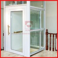 China Durable Glass Home Lift Small High Speed Passenger Elevator For 3-5 Persons for sale