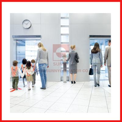 China Roomless Passenger Elevator with 630-1000kg Load and 1.0-1.75m/s Speed for Energy Saving for sale