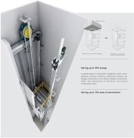 China Roomless Passenger Elevator with 630-1000kg Load and 1.0-1.75m/s Speed for Energy Saving for sale
