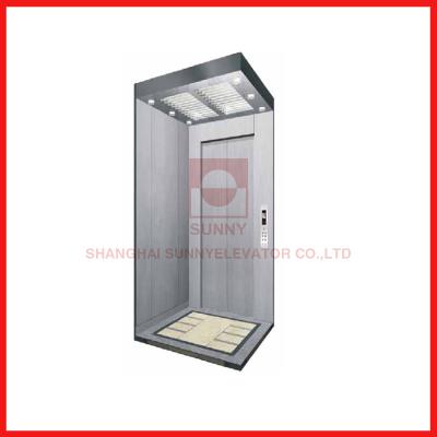 China Hairline High Speed Elevator Stainless Steel Ceiling 0.4m/S For Villa With Stainless Steel for sale