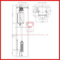 China Machine Roomless Electric Passenger Lift 1.0-2.5m/s Speed Low Noise 450-1600kg for sale