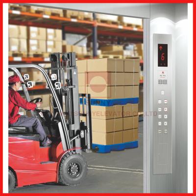 China High Efficient Industrial Freight Elevator Reliable For Goods / Cargo for sale