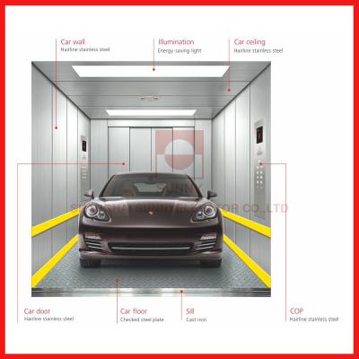 China Large Space / Load High Speed Car Elevator Compact Simple Operation For Automobile for sale