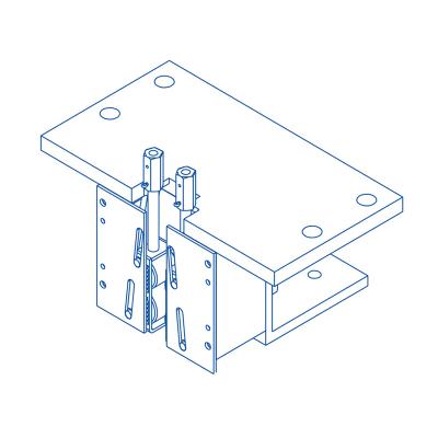 China ≤0.63M/S Speed Elevator Spares Instantaneous Safety Gear Lift Safety Devices for sale